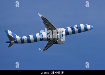 Airbus A321-211 Condor Blue Sea Livery D-ATCF .Aircraft to Fiumicino ...