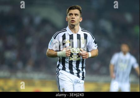 Francisco Conceicao of Juventus FC in action during the Serie A ...