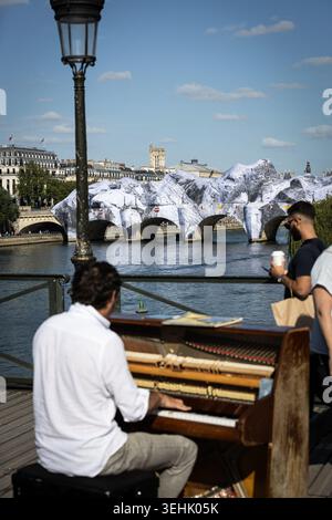 The Caverne du Pont Neuf in Paris, France on June 16, 2026. The artist ...
