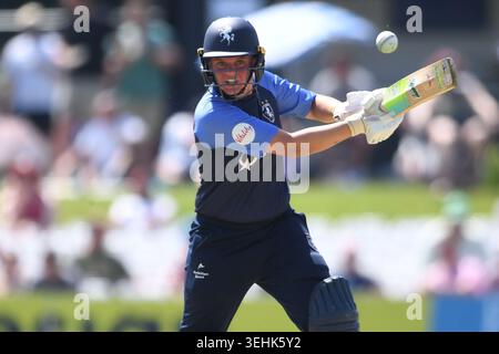 Canterbury, England. 25th May 2026. Isabella James during the Vitality ...