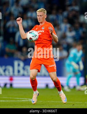 Orri Oskarsson of Real Sociedad during the La Liga EA Sports match ...