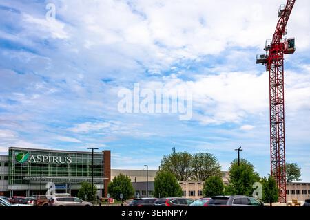 Wausau, Wisconsin, USA, May, 23, 2026, Aspirus Wausau Hospital starting ...