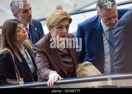 Minister of Labour and Social Policies Marina Elvira Calderone attends ...