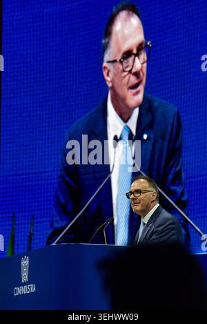 President of Confindustria Emanuele Orsini speaks during the Annual ...