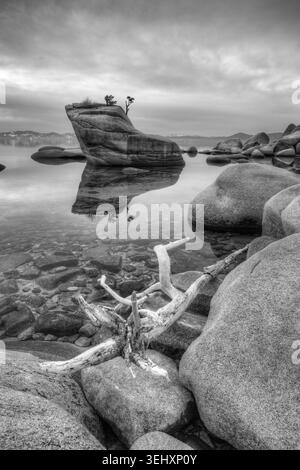 A scenic vertical stock image capturing the rugged coastal defense ...