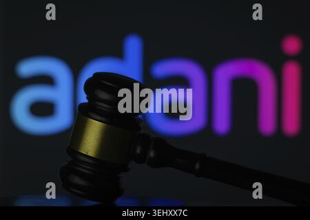 Dhaka, Bangladesh - 12 May 2026: A wooden judge's gavel is seen in ...