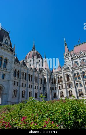 Budapest, Hungary - May 22, 2026: The grand front facade of the ...