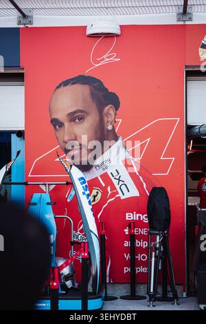 Ferrari driver Lewis Hamilton at the Circuit de Monaco, Monte Carlo ...