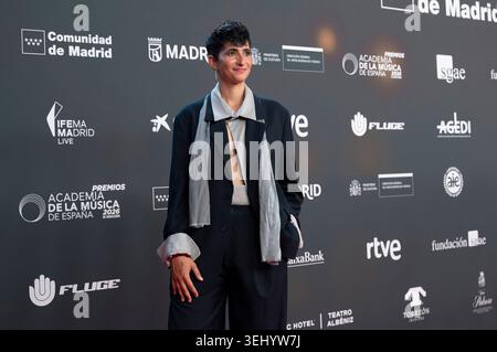 Alba Flores attends the Spanish Music Academy Awards 2026 photocall at ...
