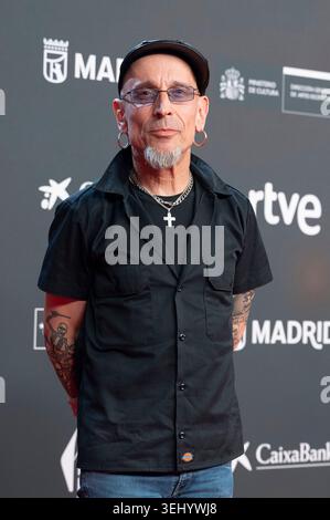 Fito Fitipaldi attends the Spanish Music Academy Awards 2026 photocall ...