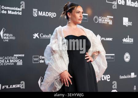 Lia Kali attends the Spanish Music Academy Awards 2026 photocall at ...