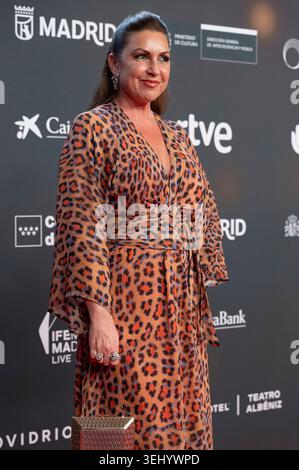 Niña Pastori attends the Spanish Music Academy Awards 2026 photocall at ...