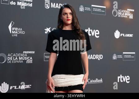 Amaia Romero attends the Spanish Music Academy Awards 2026 photocall at ...