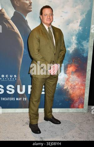 Ny. 26th May, 2026. Brendan Fraser at arrivals for PRESSURE Premiere ...