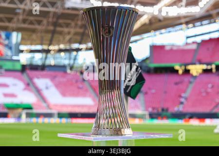during the Crystal Palace v Rayo Vallecano UEFA Conference League Final ...