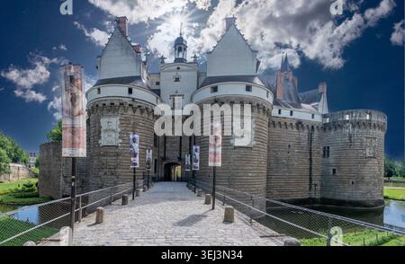 Nantes, France - 05 09 2026: Le Lieu Unique. Panoramic view of the bar ...