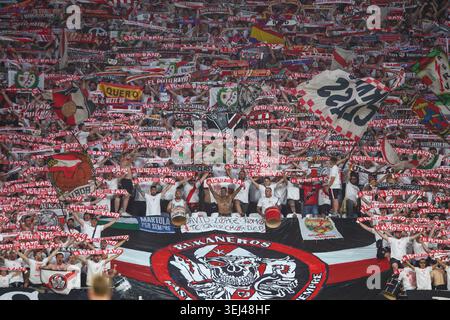 Leipzig, Germany. 27th, May 2026. Tyrick Mitchell of Crystal Palace ...
