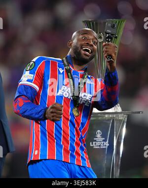 LEIPZIG, GERMANY - MAY 27: Jean-Philippe Mateta (14 Crystal Palace ...
