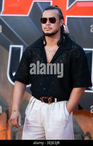 Quang Luong attends the UK Premiere of "Masters Of The Universe" at ...