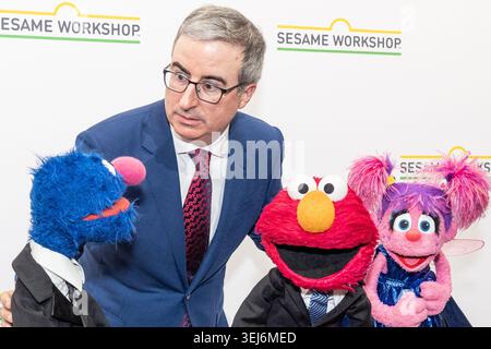 John Oliver attends Sesame Workshop 2026 annual gala at Cipriani 42nd ...