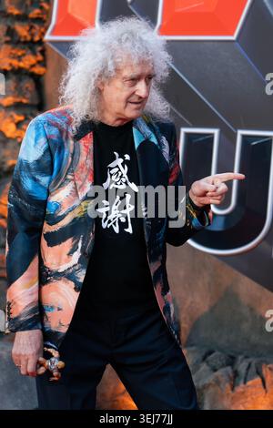 Brian May attends the Masters Of The Universe UK Premiere at the ...