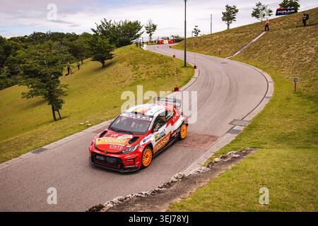 22 Alejandro CACHÓN, Borja ROZADA, Toyota GR Yaris Rally2, action ...