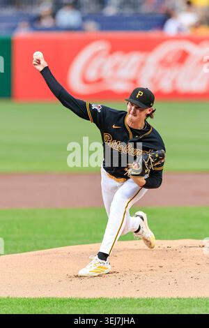 Pittsburgh Pirates starting pitcher Bubba Chandler (36) in the first ...