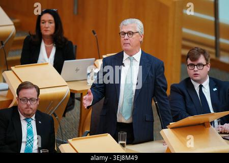 Edinburgh Scotland, UK 28 May 2026. Minister for Community Care Alison ...