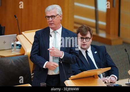 Edinburgh Scotland, UK 28 May 2026. Colin Beattie MSP at the Scottish ...