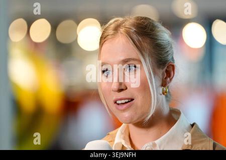 HEERENVEEN, NETHERLANDS - MAY 28: Merel Conijn during the Presentation ...