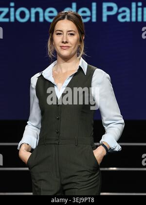 Giulia Bonaudi at the presentation of the Rai day program for summer ...