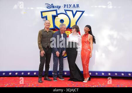 Joan Cusack at a launch event for Toy Story 5, at the Odeon Luxe in ...