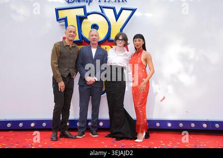 Joan Cusack at a launch event for Toy Story 5, at the Odeon Luxe in ...