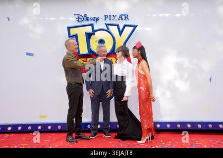 Joan Cusack at a launch event for Toy Story 5, at the Odeon Luxe in ...