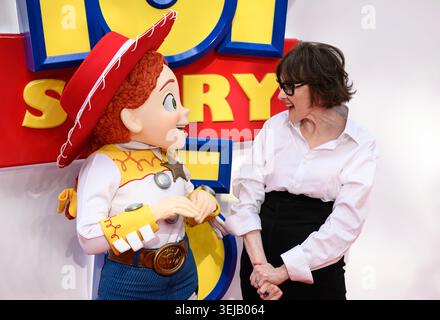 London, UK. May 28th, 2026. Greta Lee attending the Toy Story 5 UK ...