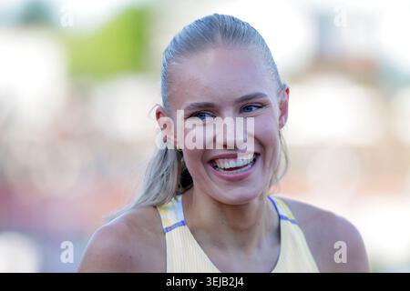 Bergen 20260528. Pernille Antonsen wins 800 m during the Trond Mohn ...