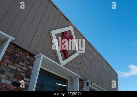 Logo on facade at Diamond K Supply, Lafayette, California, May 13, 2026 ...
