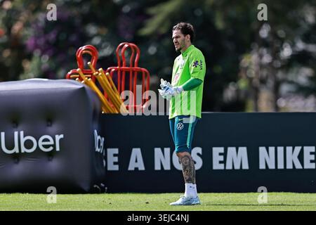 goalkeeper Ederson (Brazil) controls the Ball during the Brazil ...