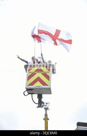Ryan Bridge (co-founder raise the colours) pictured during the Saint ...