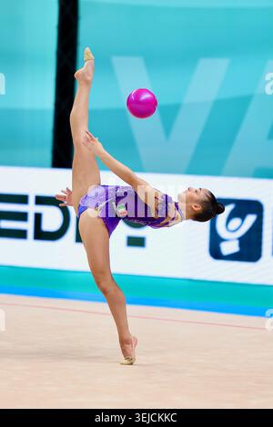 Sofia Raffaeli (Italy) during the 2026 Rhythmic Gymnastics European ...