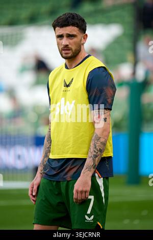 Troy Parrot of Ireland during the International Friendly match between ...