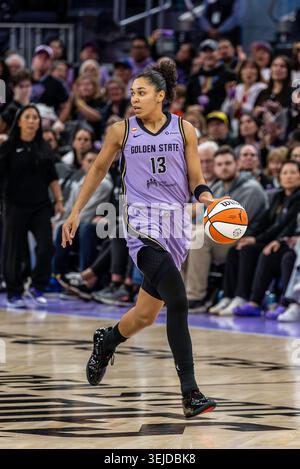 May 28 2026 Golden State forward Cecilia Zandalasini (24)sets the play ...