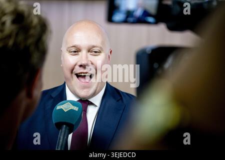 THE HAGUE - Thierry Aartsen, Minister of Work and Participation, speaks ...