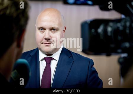 THE HAGUE - Thierry Aartsen, Minister of Work and Participation, speaks ...