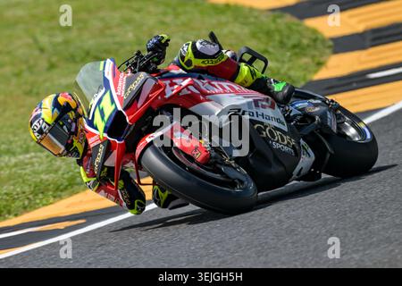 MOREIRA Diogo (bra), Pro Honda LCR, Honda RC213V, portrait, starting ...