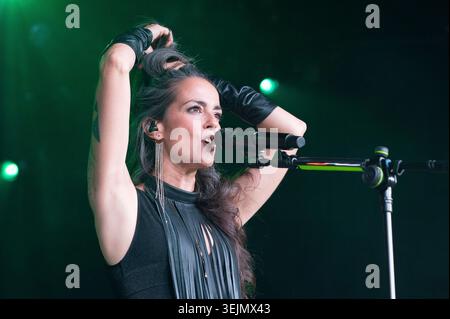 Mercedes Mígel Carpio, known artistically as Vega performs during her ...