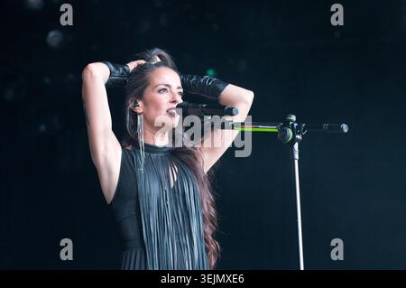 Mercedes Mígel Carpio, known artistically as Vega performs during her ...