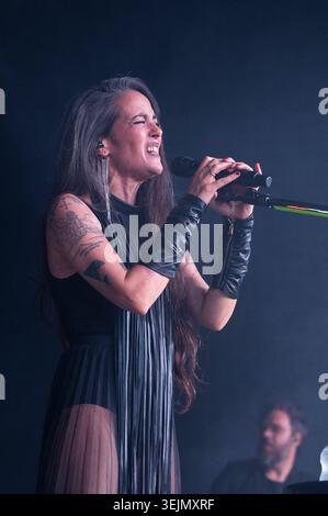 Mercedes Mígel Carpio, known artistically as Vega performs during her ...
