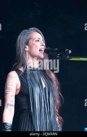Mercedes Mígel Carpio, known artistically as Vega performs during her ...
