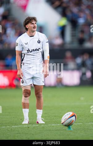 Sandy Park, Exeter, England, UK, 10 May 2026. Ben Spencer of Bath Rugby ...